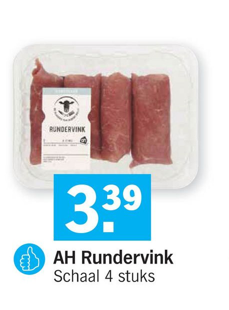 AH Rundervink aanbieding bij Albert Heijn