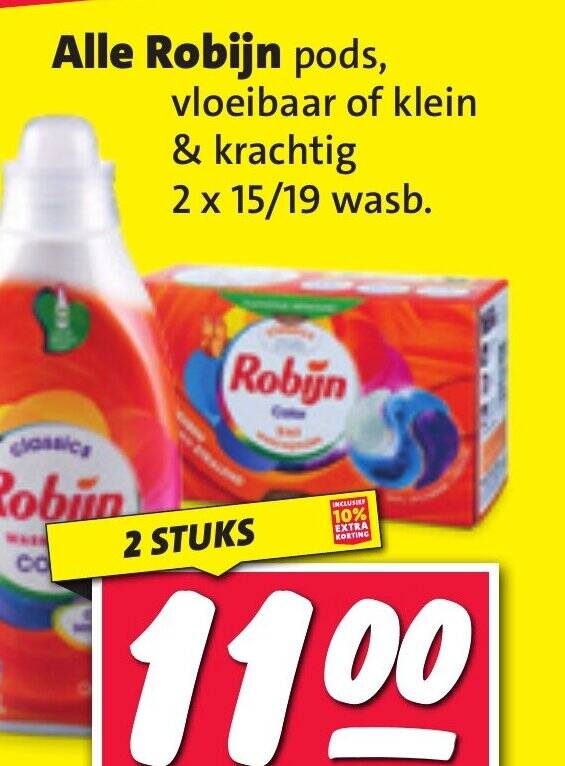 Alle Robijn aanbieding bij Nettorama