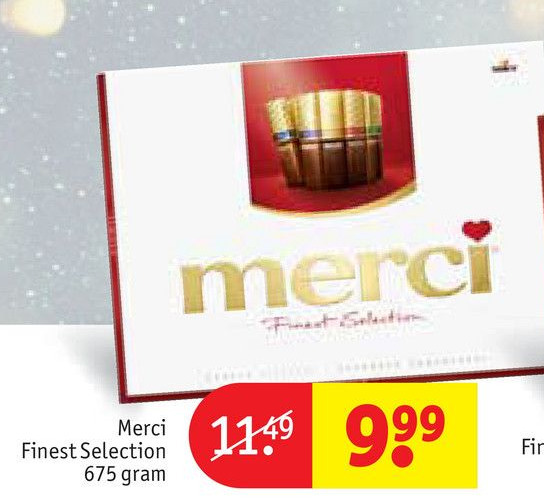 Merci Finest Selection 675 gram aanbieding bij Kruidvat
