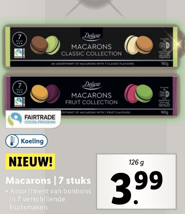 Macarons | 7 stuks aanbieding bij Lidl