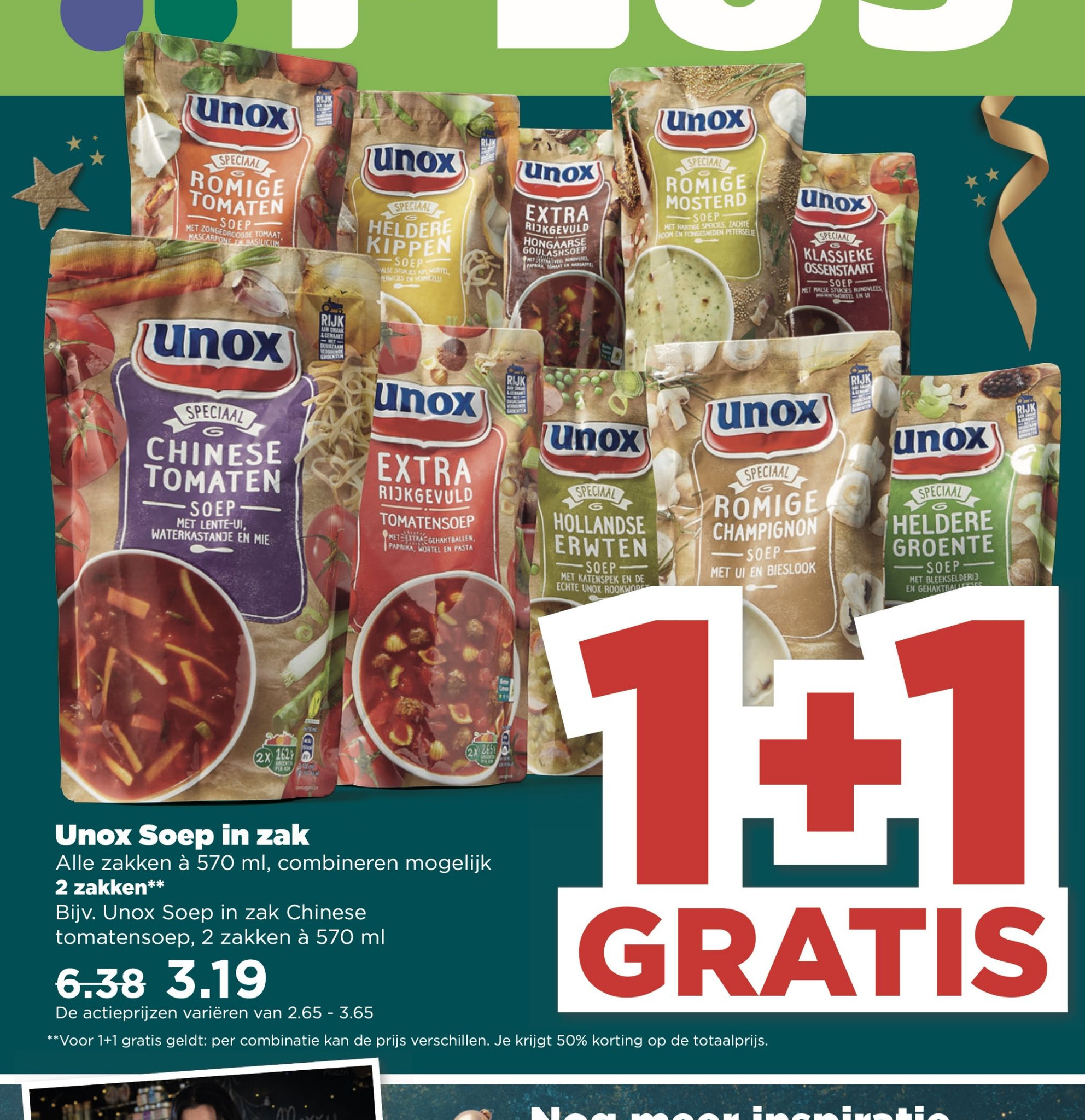 Unox Soep in zak aanbieding bij PLUS