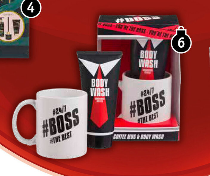 Boss (bodywash en beker) aanbieding bij Kruidvat