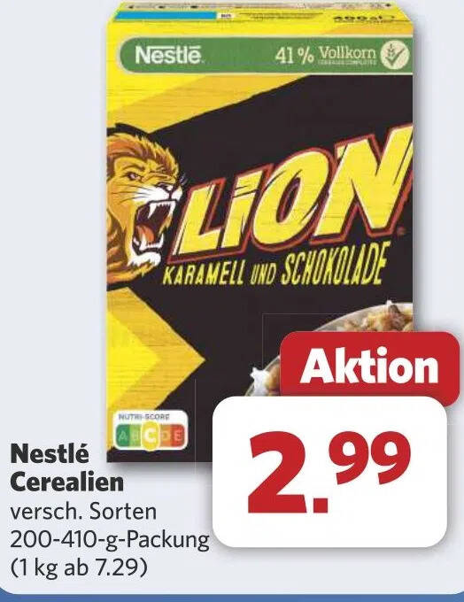 Nestlé Cerealien aanbieding bij Combi