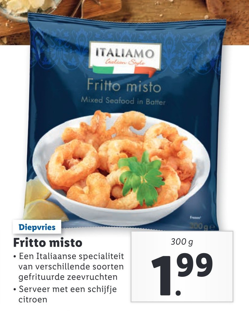 Fritto misto 300g aanbieding bij Lidl