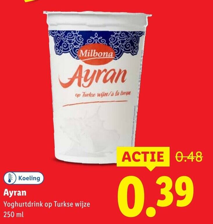 Ayran 250 ml aanbieding bij Lidl