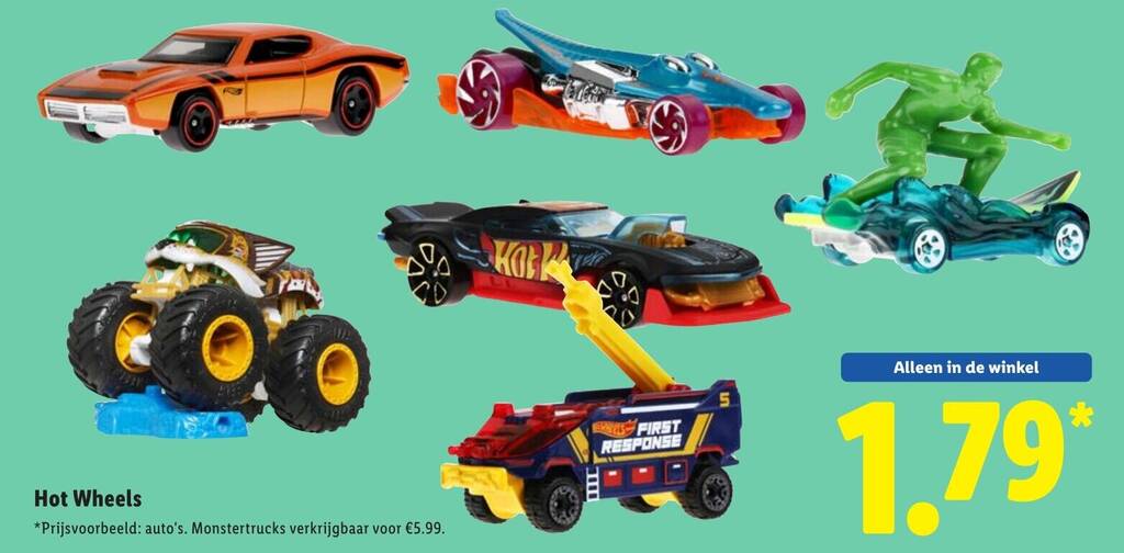 Hot Wheels aanbieding bij Lidl Geldig van 14-07-2025