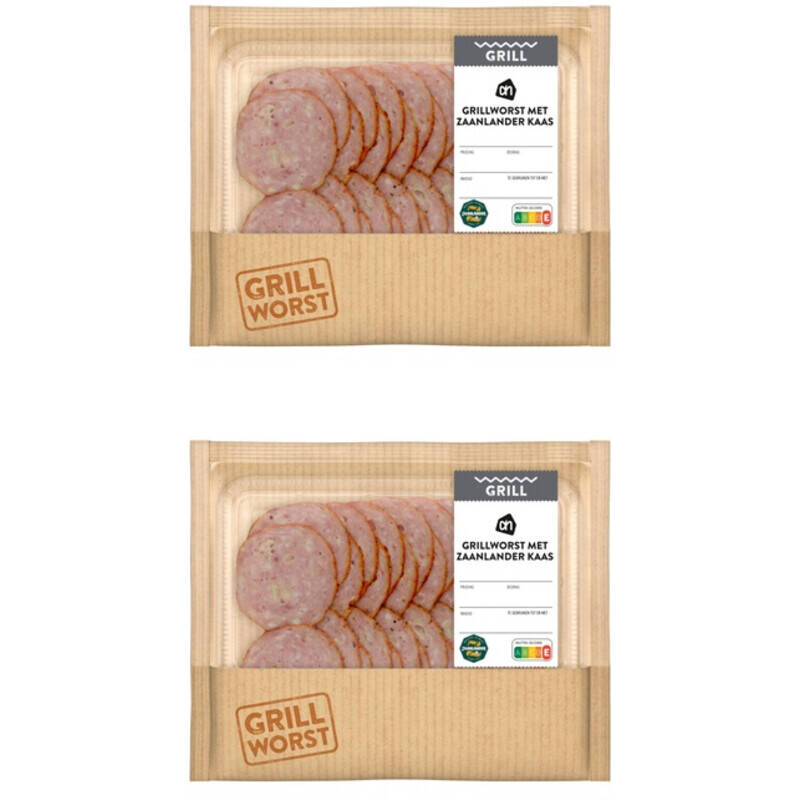 AH Grillworst met zaanlanderkaas 2-pack aanbieding bij Albert Heijn