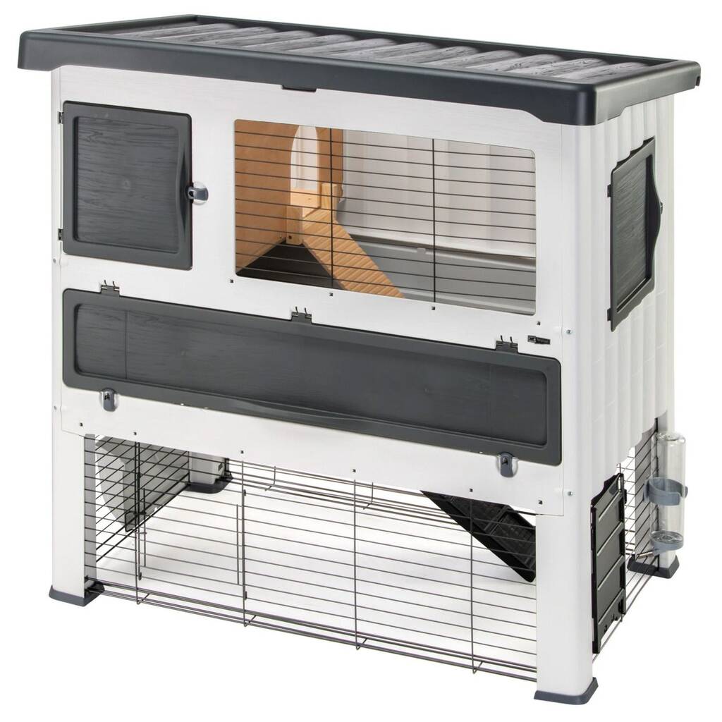 Ferplast Konijnenhok Grand Lodge 140 - Dierenverblijf - 134x73x110 cm ...