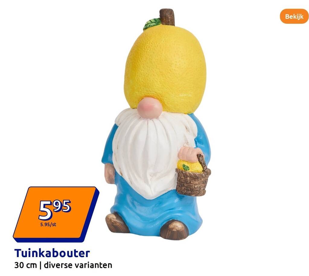 Tuinkabouter 30 cm aanbieding bij Action