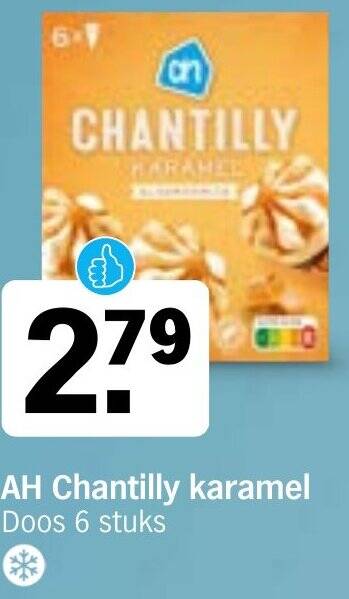 AH Chantilly karamel aanbieding bij Albert Heijn € 2,79
