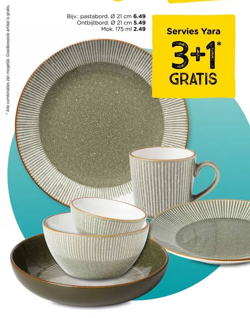 Servies Yara aanbieding bij Xenos