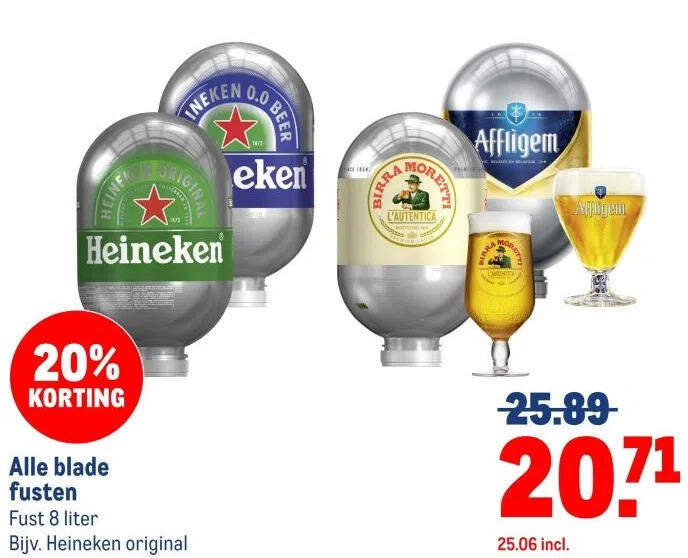 Alle blade fusten aanbieding bij Makro