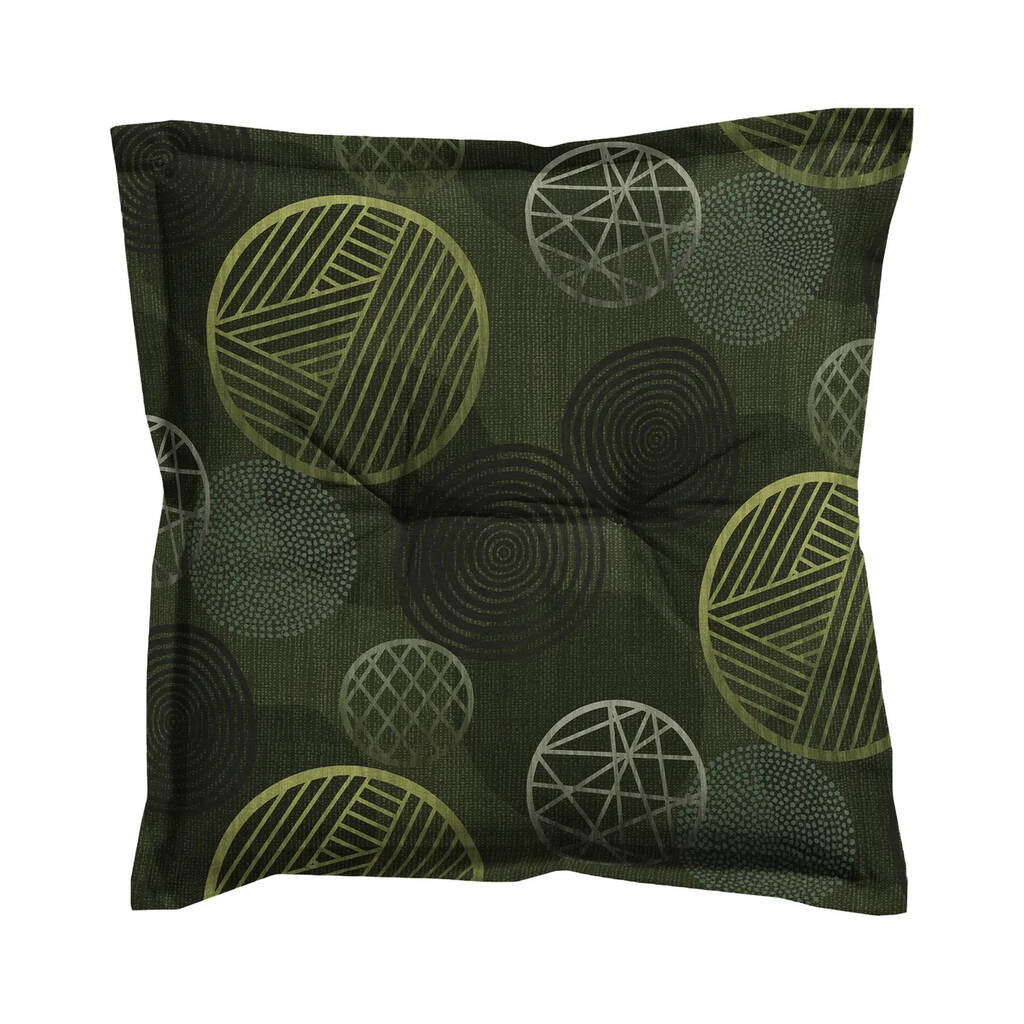 Circle Green hocker 50x50 aanbieding bij Van Cranenbroek