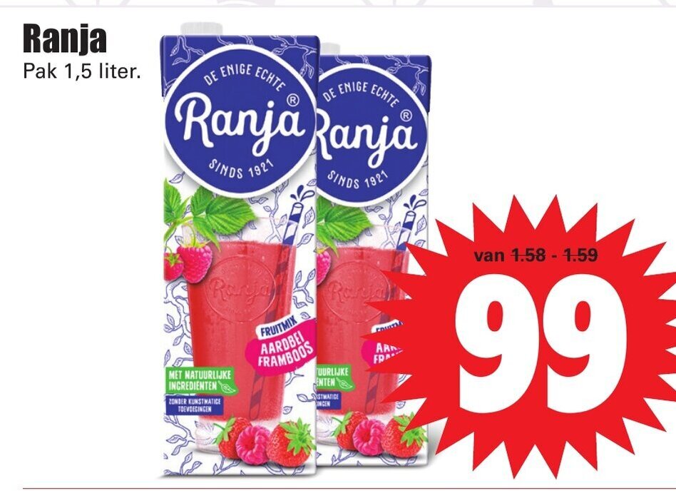 Ranja 1.5L aanbieding bij Dirk