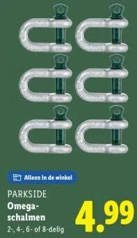 Omega- schalmen aanbieding bij Lidl