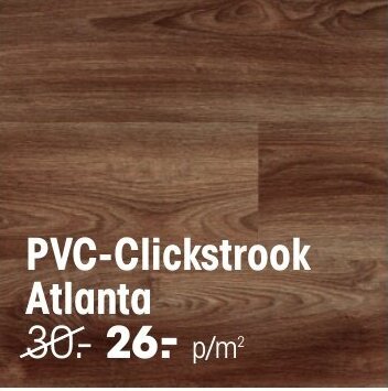 PVC-Clickstrook Atlanta aanbieding bij Kwantum