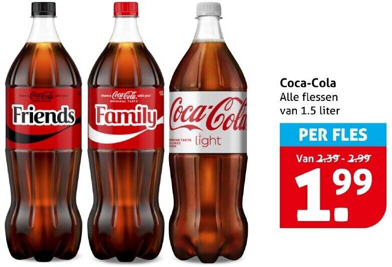 Coca Cola aanbiedingen | Vind de goedkoopste Coca Cola aanbieding!