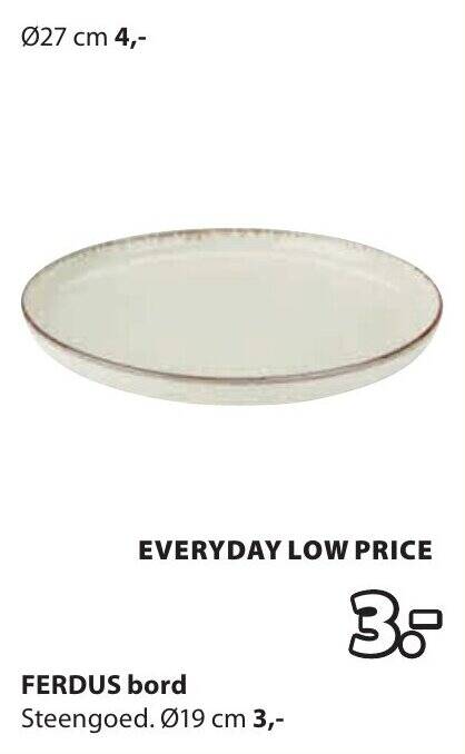 Ferdus bord 19 cm aanbieding bij Jysk