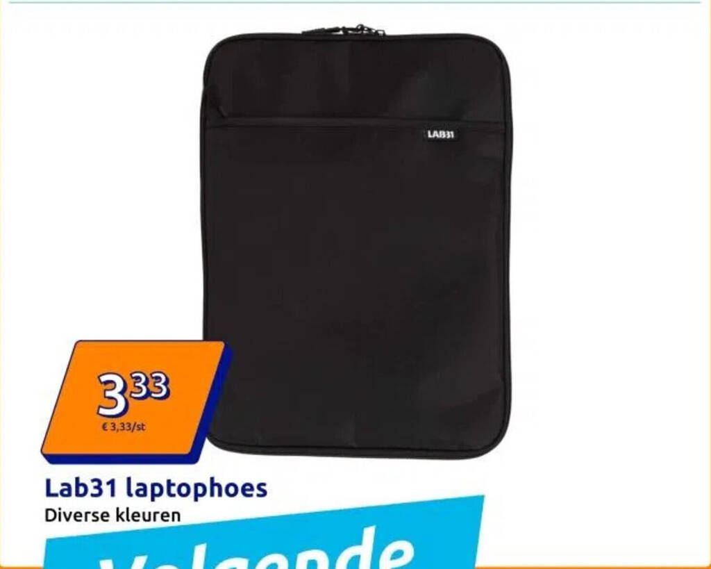 Lab31 laptophoes aanbieding bij Action