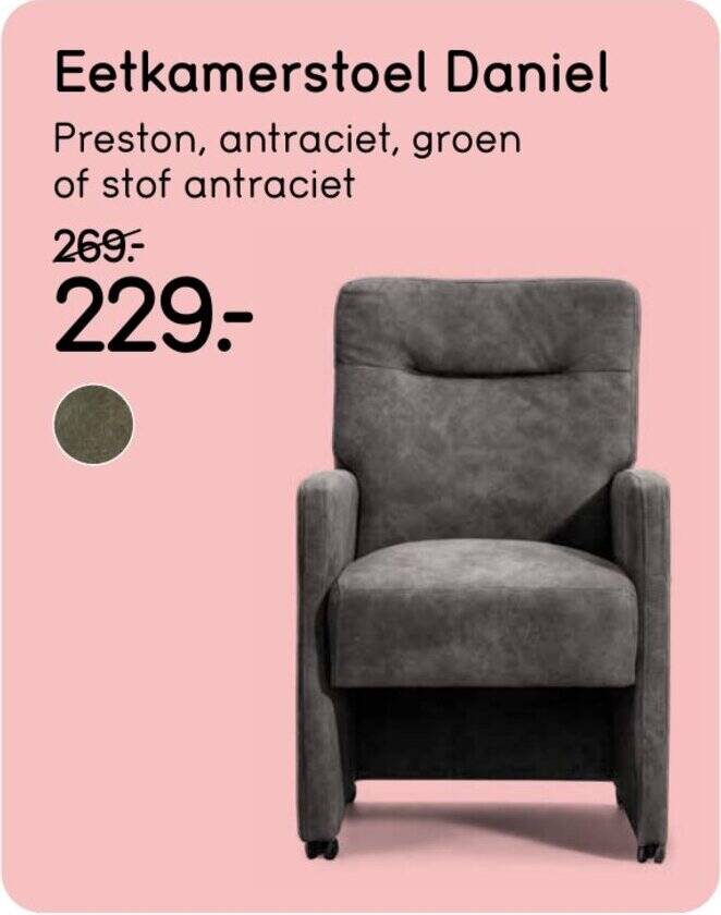 Eetkamerstoel Daniel aanbieding bij Leen Bakker