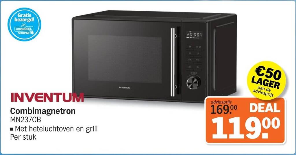 Inventum Combimagnetron aanbieding bij Albert Heijn