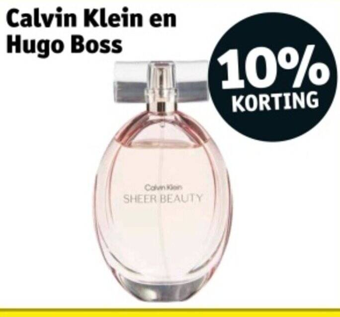 Calvin Klein en Hugo Boss aanbieding bij Kruidvat