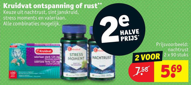 Kruidvat ontspanning of rust" aanbieding bij Kruidvat
