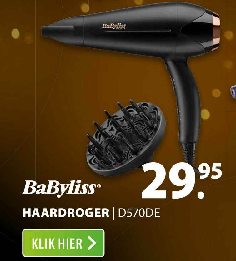 Babyliss Haardroger | D570DE aanbieding bij Expert