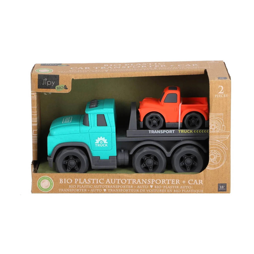 Jipy BIO transporter klein + 1 auto aanbieding bij Top1Toys