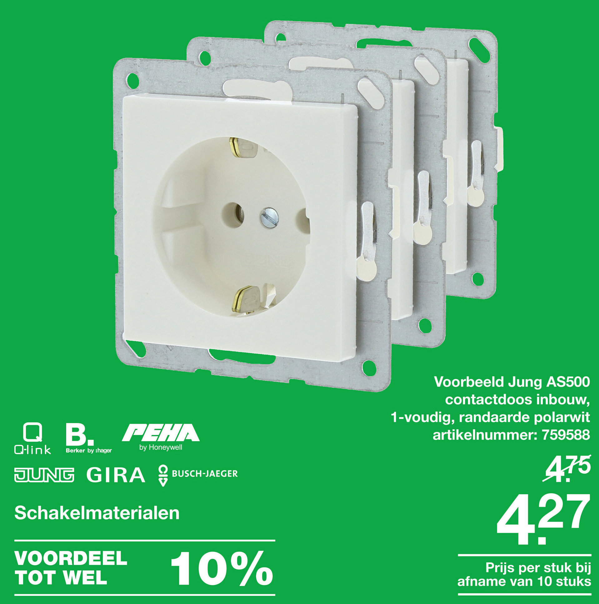 Jung AS500 aanbieding bij BOUWMAAT