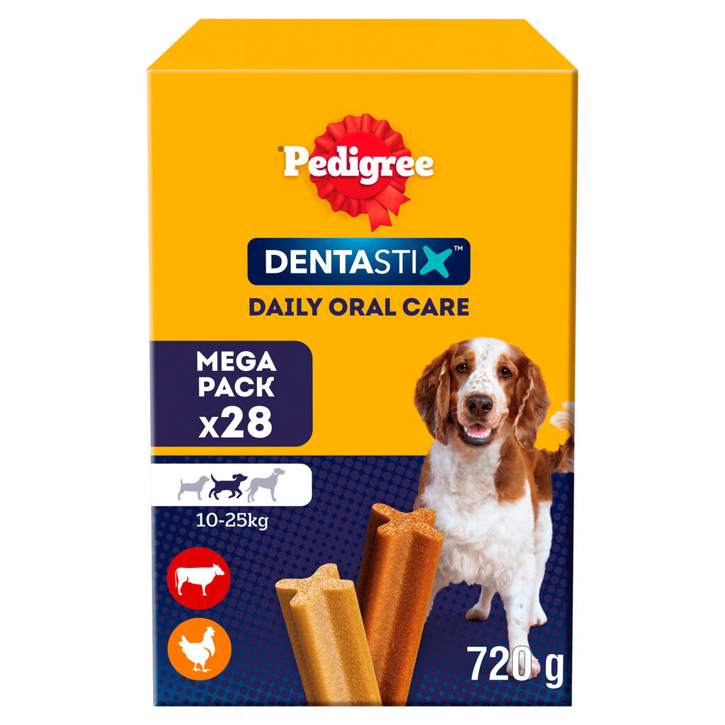 Pedigree Dentastix Medium Hondensnacks 1+1 gratis aanbieding bij PLUS