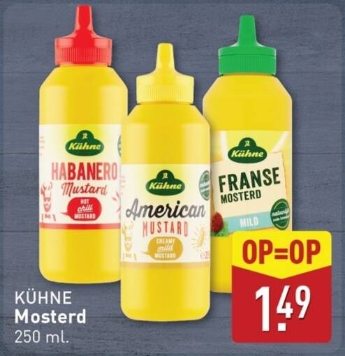 Kühne Mosterd 250 ml aanbieding bij ALDI