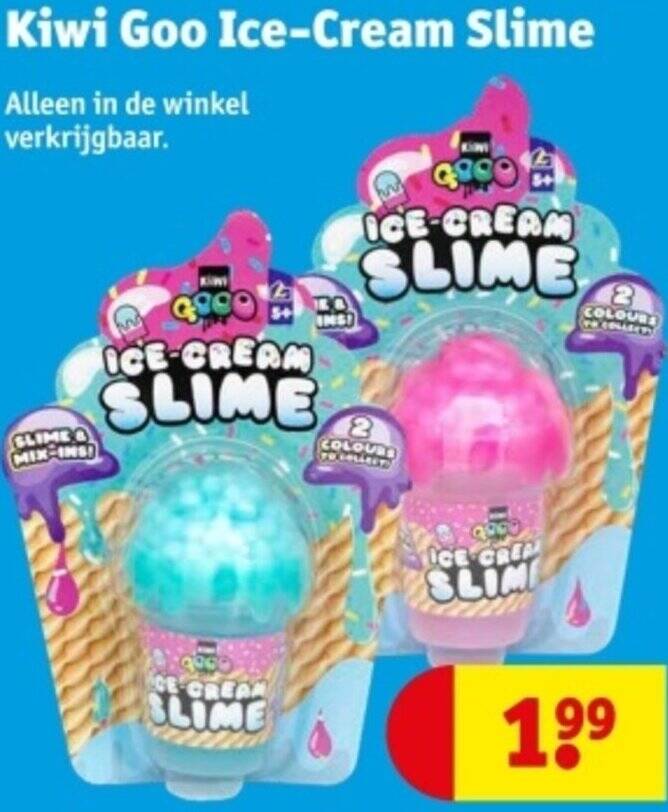 Kiwi Goo Ice-Cream Slime aanbieding bij Kruidvat