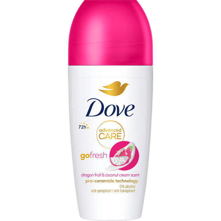 Dove Deo Roll On Dragon Fruit Coconut 50 ML 1+1 gratis aanbieding bij Jumbo