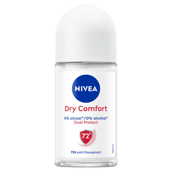 Nivea Deo roller dry comfort 1+1 gratis aanbieding bij PLUS