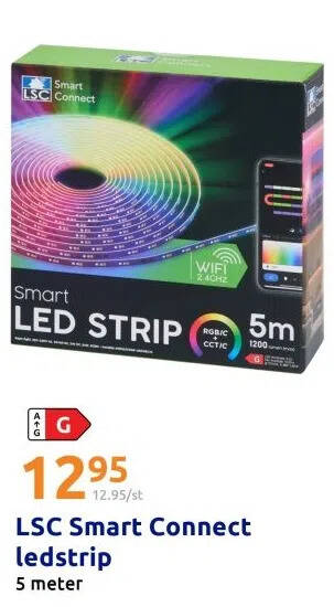 LSC Smart Connect ledstrip aanbieding bij Action