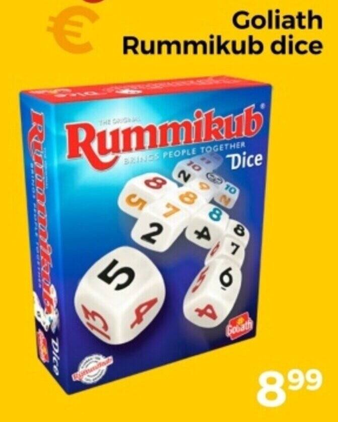 Goliath Rummikub dice aanbieding bij Trekpleister