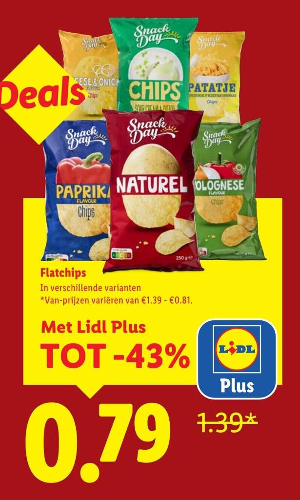 Flatchips aanbieding bij Lidl
