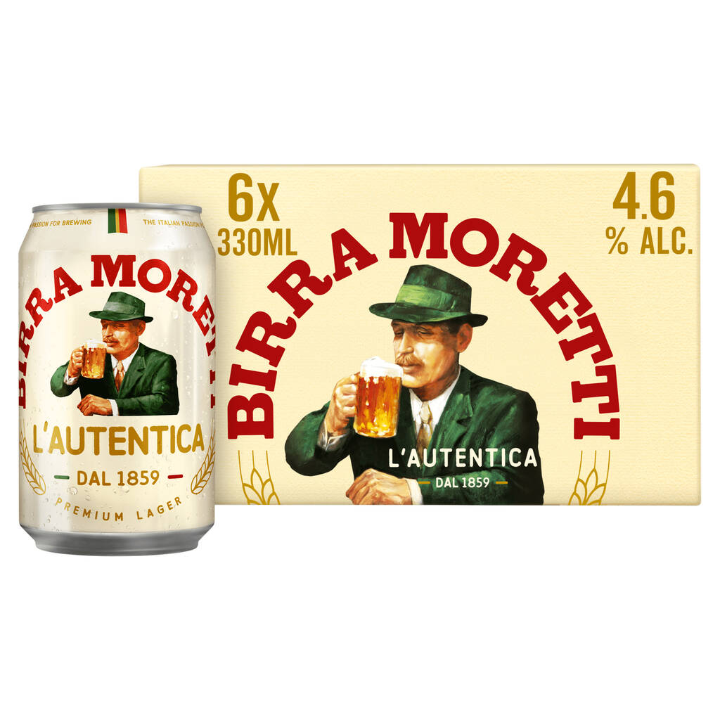 Birra Moretti L'Autentica bier Per 1980 ml aanbieding bij PLUS