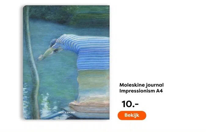 Moleskine journal Impressionism A4 aanbieding bij The Read Shop