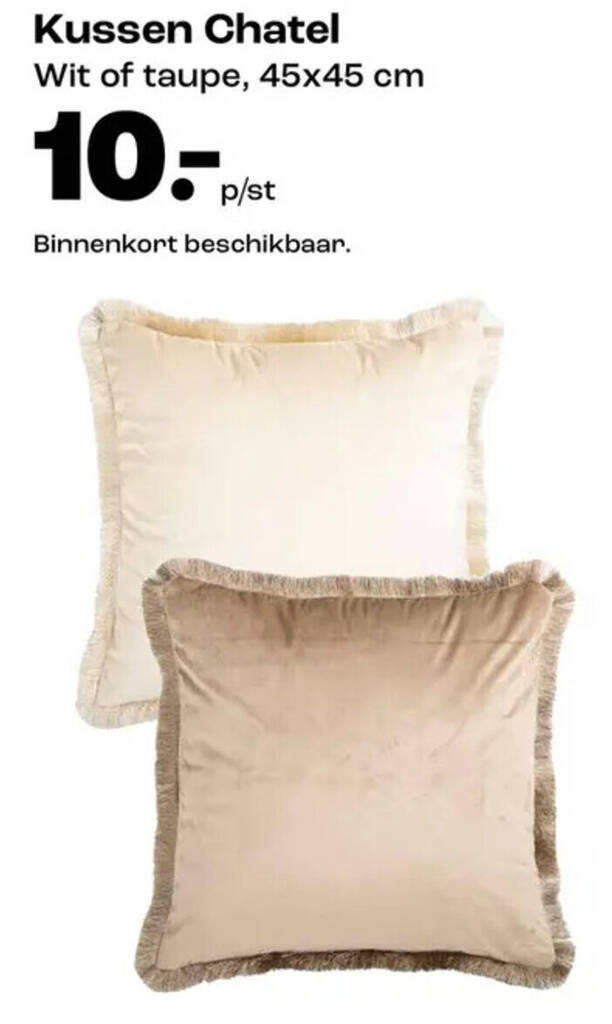 Kussen Chatel aanbieding bij Kwantum
