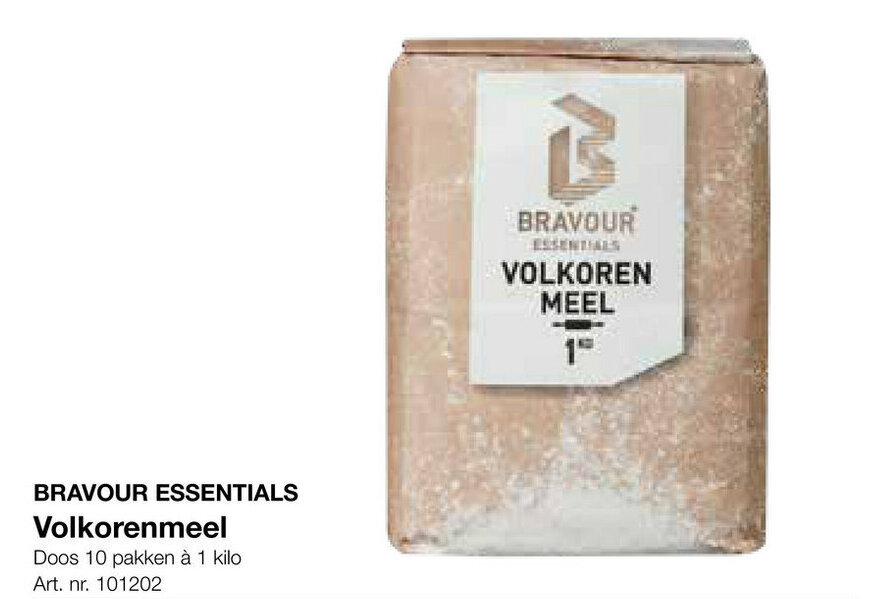 Bravour Essentials Volkorenmeel aanbieding bij Bidfood