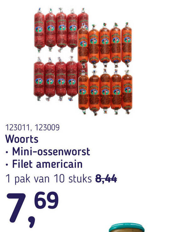 Woorts aanbieding bij Van Hoeckel