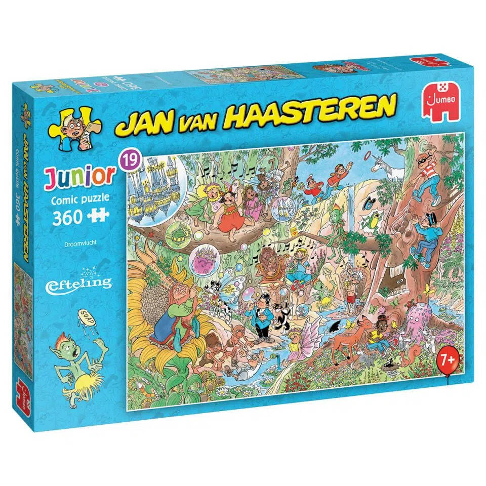 Jumbo Jan van Haasteren Junior puzzel Efteling Droomvlucht - 360 ...