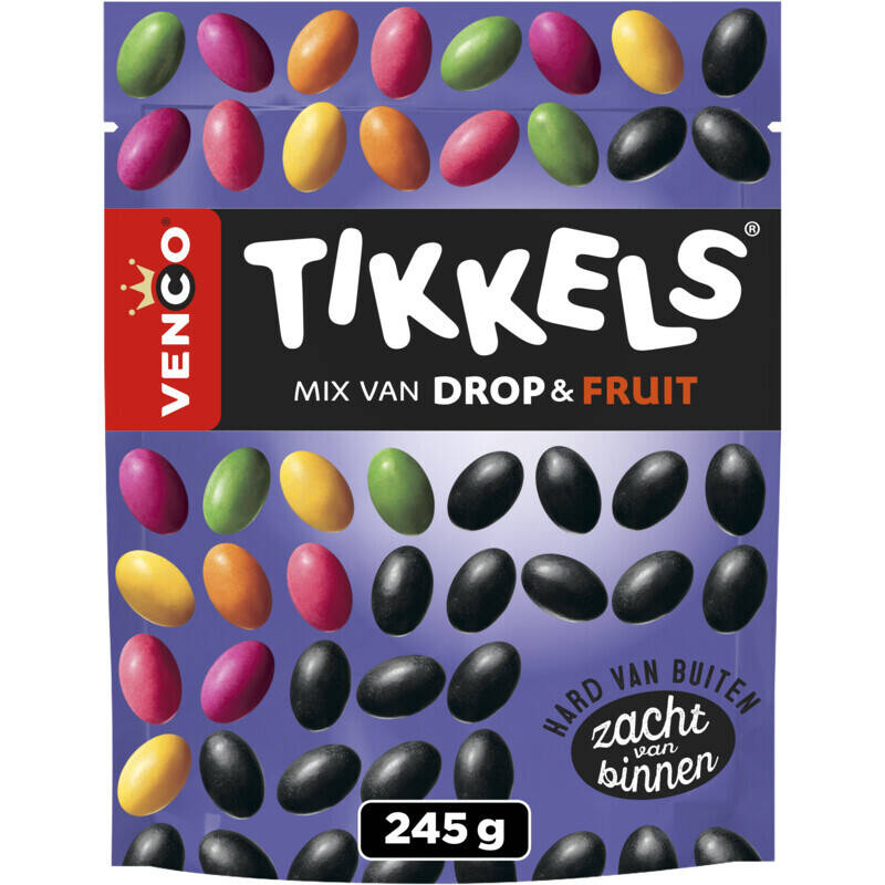 Venco Tikkels drop & fruit aanbieding bij Albert Heijn