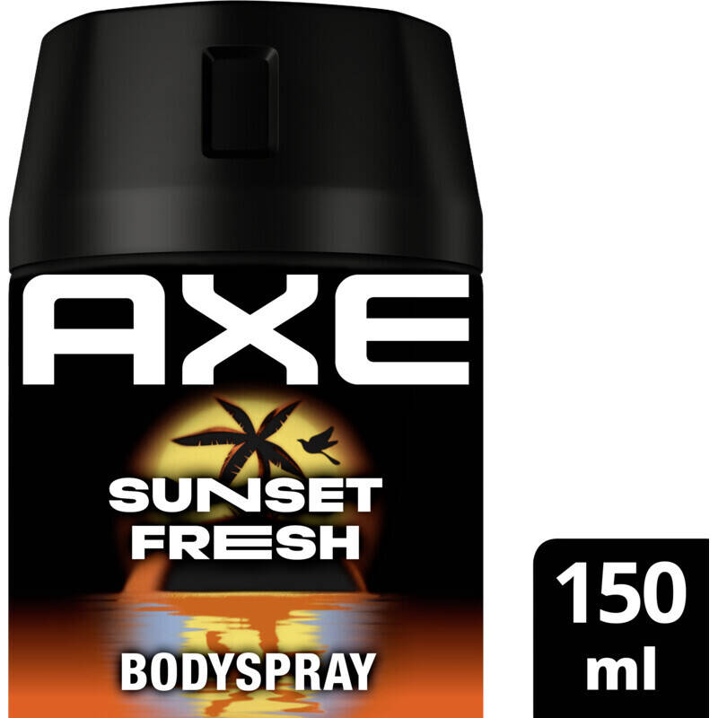 Axe Sunset fresh deodorant bodyspray 150 ml 1+1 gratis aanbieding bij ...