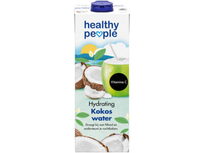 Healthy People Kokoswater 100% aanbieding bij Hoogvliet