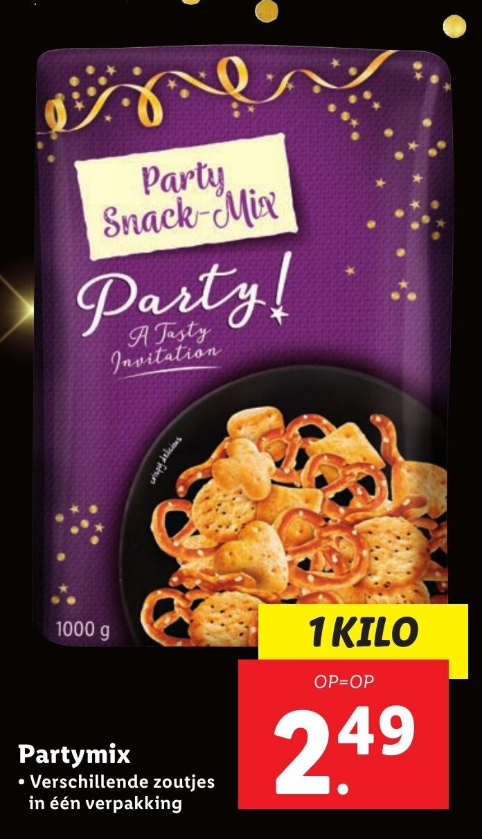 Partymix aanbieding bij Lidl