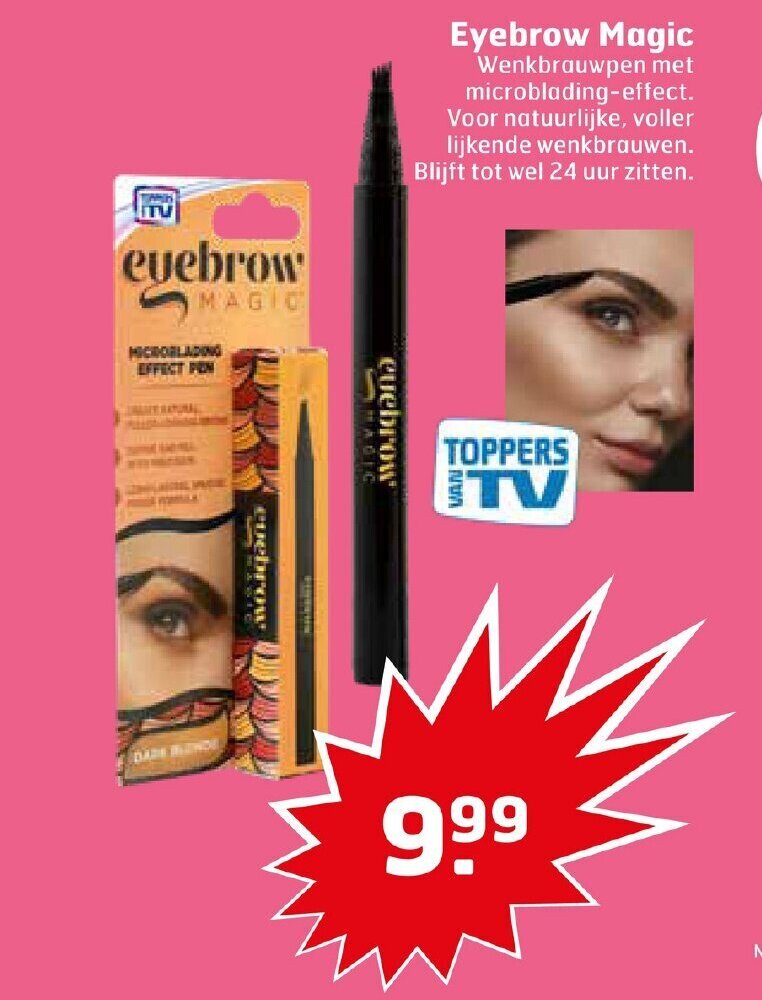 Eyebrow Magic aanbieding bij Trekpleister