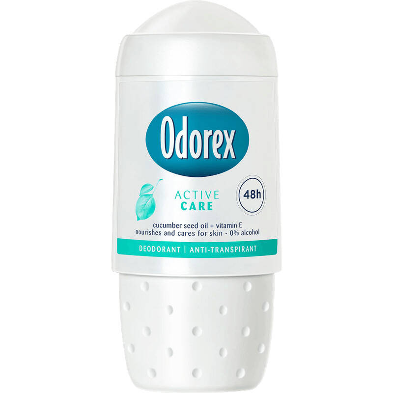 Odorex Deoroller active care 50 ml 1+2 gratis aanbieding bij Dekamarkt